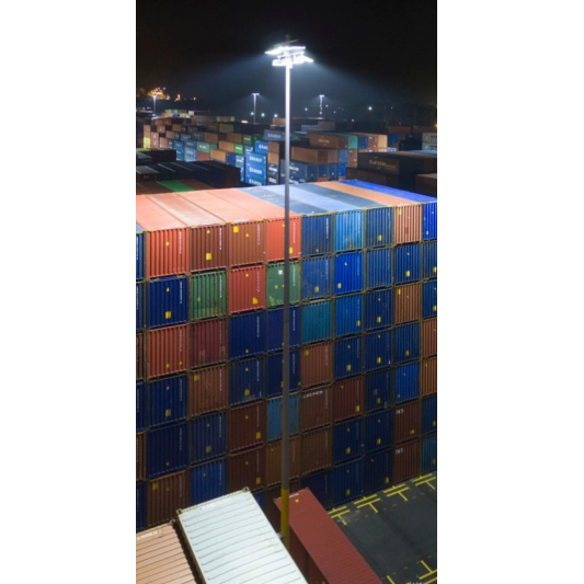 China 30M Galvanized High Mast Lighting Lamp Post Manufacture and ...